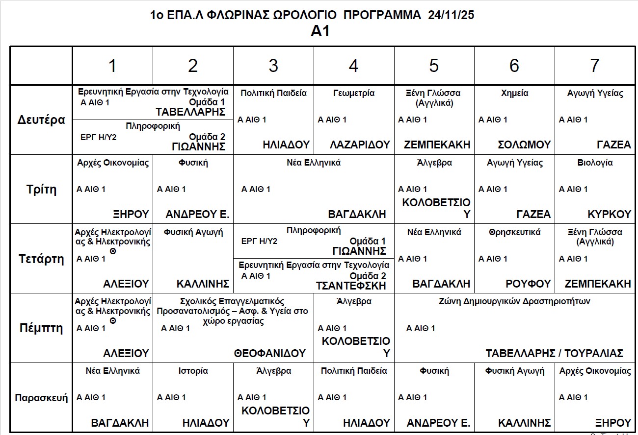 Την Τρίτη 27/01/2026 τα μαθήματα θα γίνουν με τηλεκπαίδευση – Σύνδεσμοι ...
